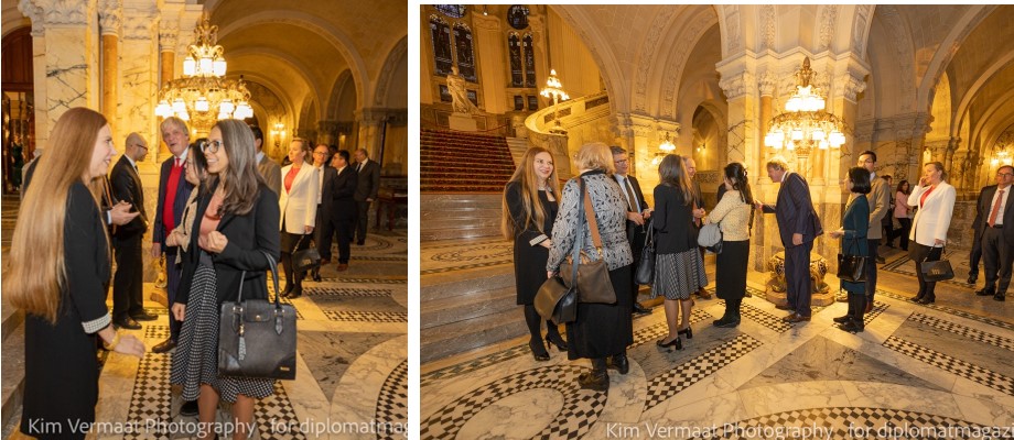 Embajadora De Colombia Participó En La Recepción Ofrecida Por Corte